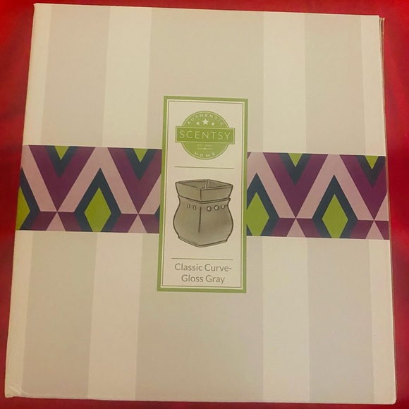 Scentsy | Accents | Scentsy Wax Warmer Nib Classic Curve Gloss Grey | Poshmark
